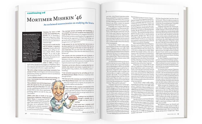 Mortimer Mishkin ’46 | Dartmouth Alumni Magazine