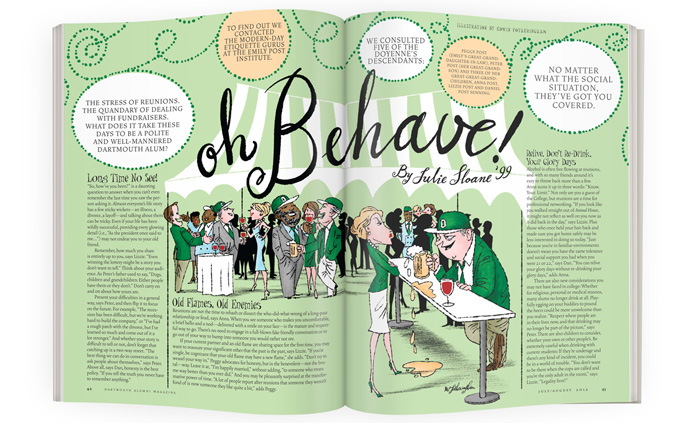 Oh Behave! | Dartmouth Alumni Magazine
