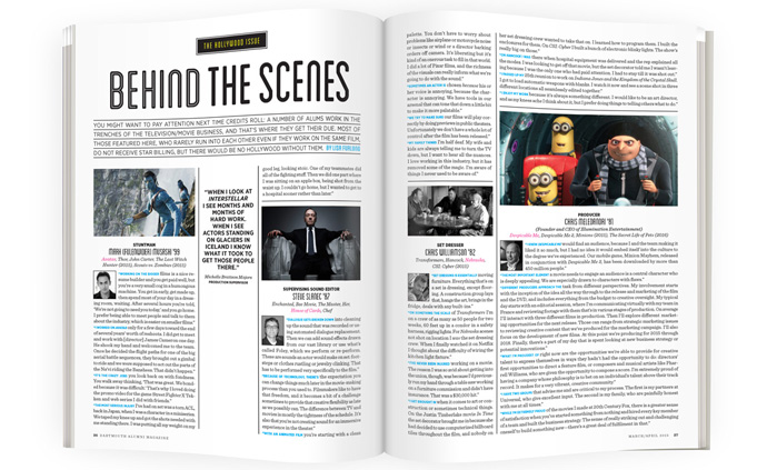 Behind the Scenes | Dartmouth Alumni Magazine