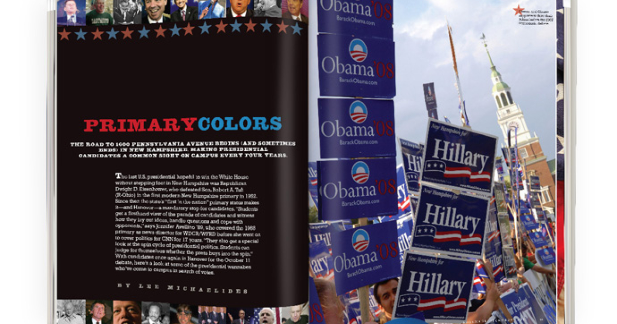 Primary Colors | Dartmouth Alumni Magazine
